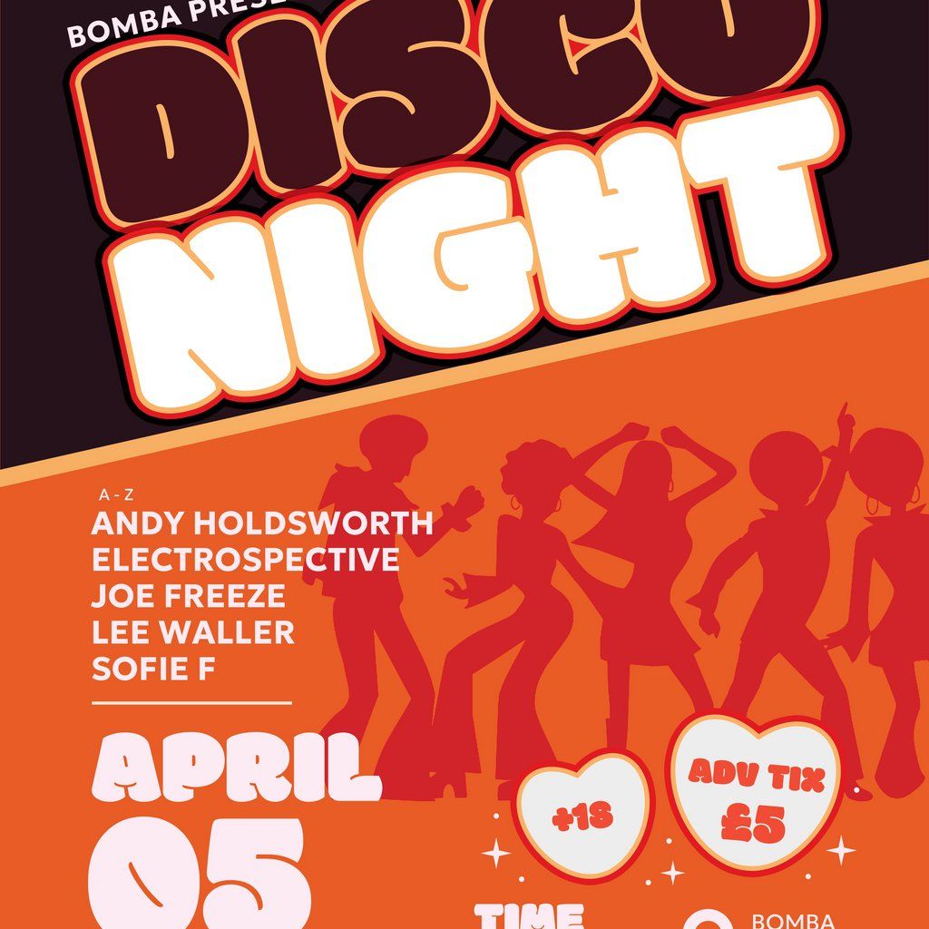 70s & 80s DISCO NIGHT - Sat April 5th - Bomba - Exeter, Bomba Exeter, 5 ...