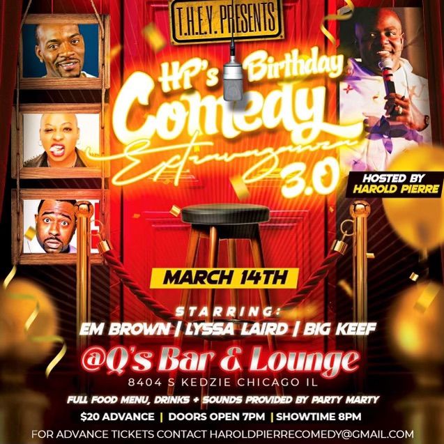 Comedy SHOW host by Harold Pierre, 8406 S Kedzie, Chicago, IL ...