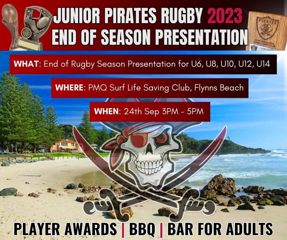 Junior Pirates End of Season Presentation , Port Macquarie Surf ...