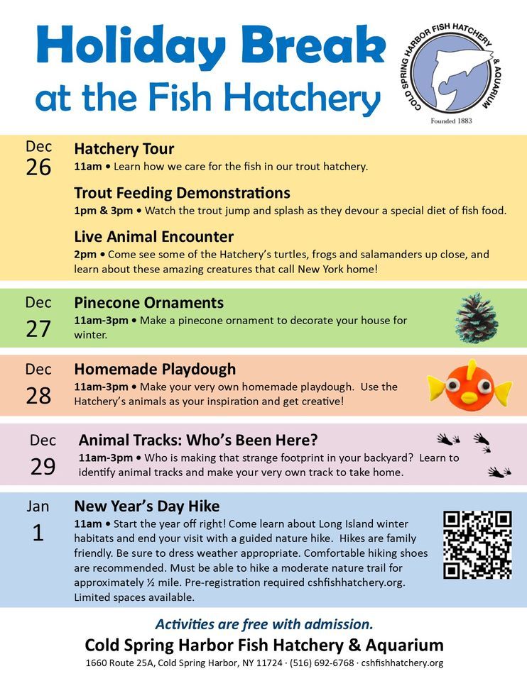 Homemade Playdough, Cold Spring Harbor Fish Hatchery & Aquarium ...