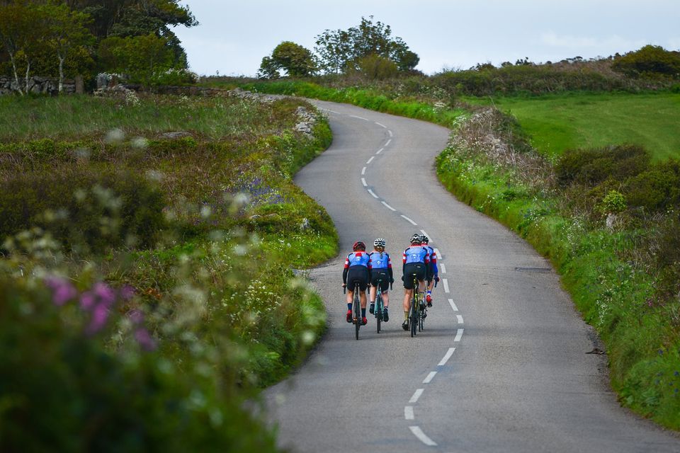 Ken Barclay 7 Hills challenge charity ride, Penzance Promenade., 10 ...
