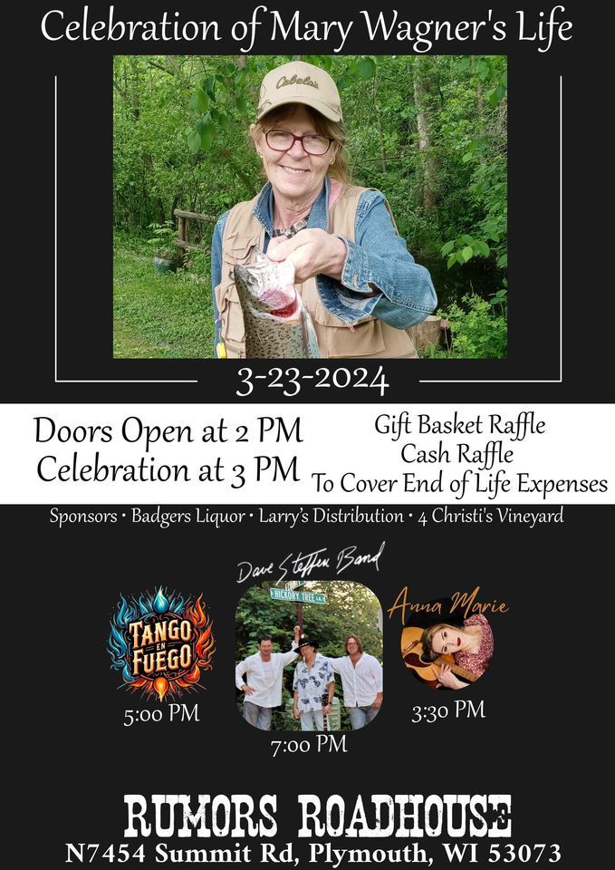 Mary Wagner Celebration of Life, N7454 Summit Road Plymouth, WI, United ...