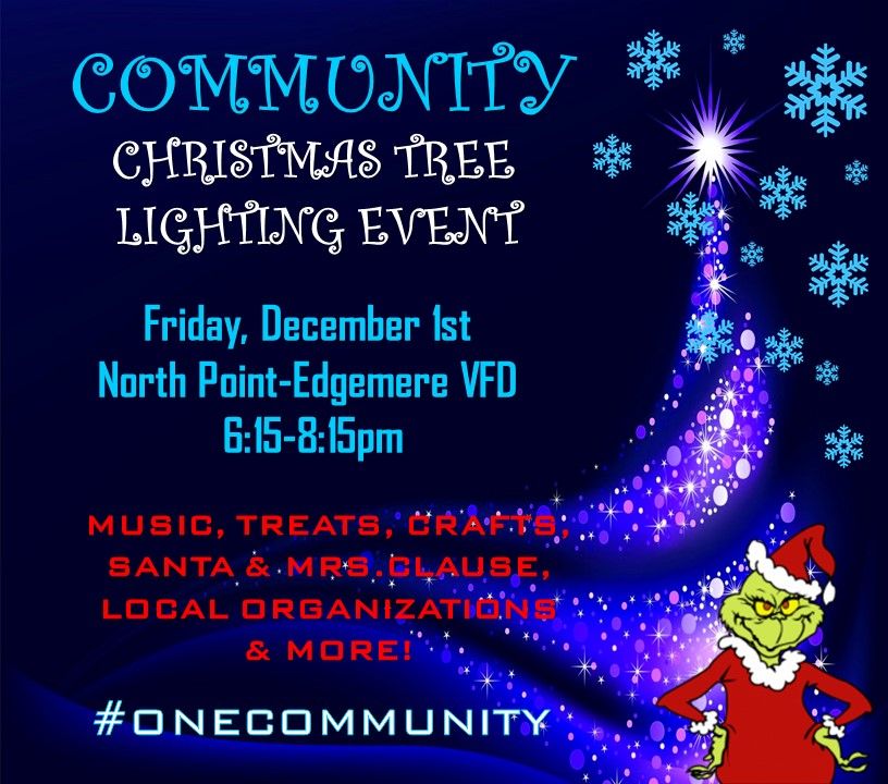 Community Tree Lighting Event, North Point - Edgemere Volunteer Fire ...