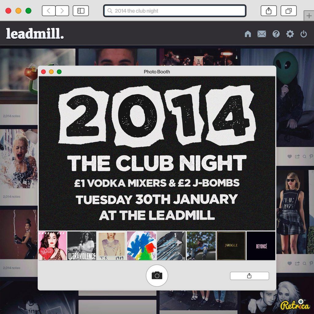 2014: The Club Night, Leadmill, Sheffield, 30 January to 31 January ...