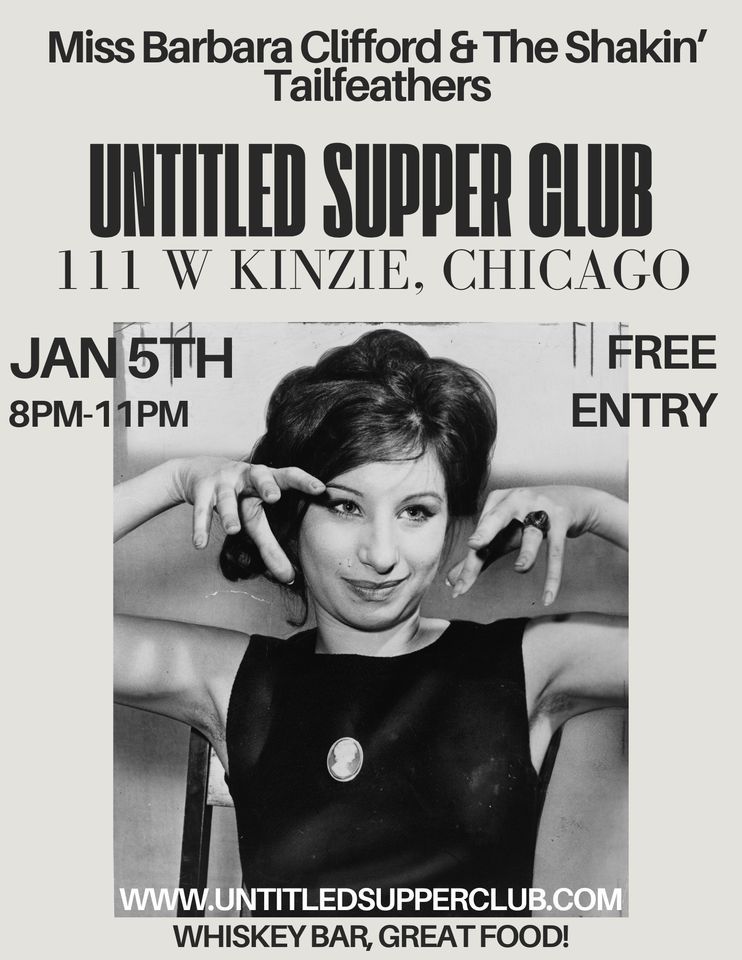 UNTITLED SUPPER CLUB (CHICAGO), Untitled Supper Club, Chicago, 5 ...