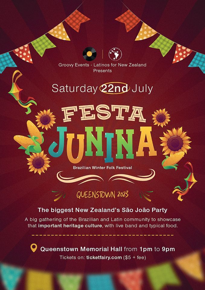 Festa Junina - Queenstown Memorial Hall - 22/07/23, Queenstown Memorial ...
