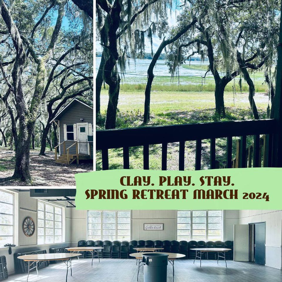 Clay Play Stay Spring Art Retreat in Keystone Heights Florida overnight ...