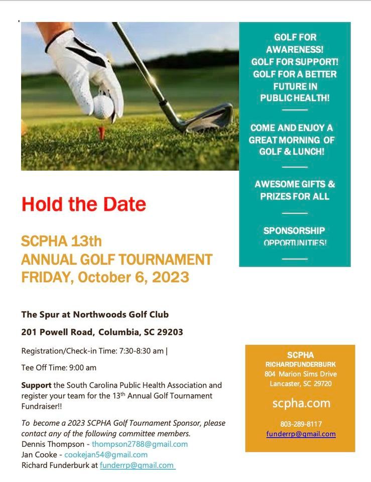 2023 SCPHA Golf Tournament, The Spur At Northwoods Golf Club, Columbia, October 6 2023 ...