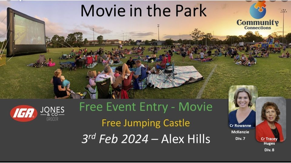 Movies in the Park, Keith Surridge Park, Alexandra Hills, 3 February ...