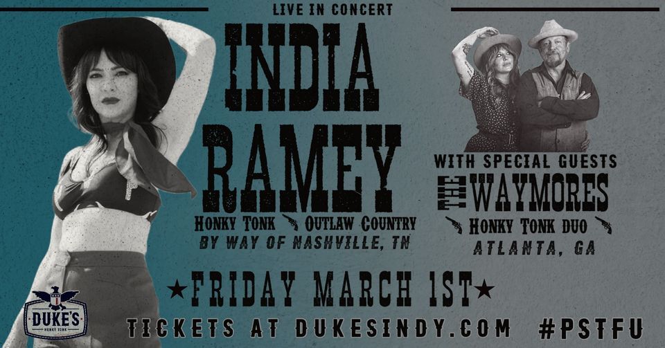 India Ramey with The Waymores, Duke's Indy, Indianapolis, March 1 2024 ...