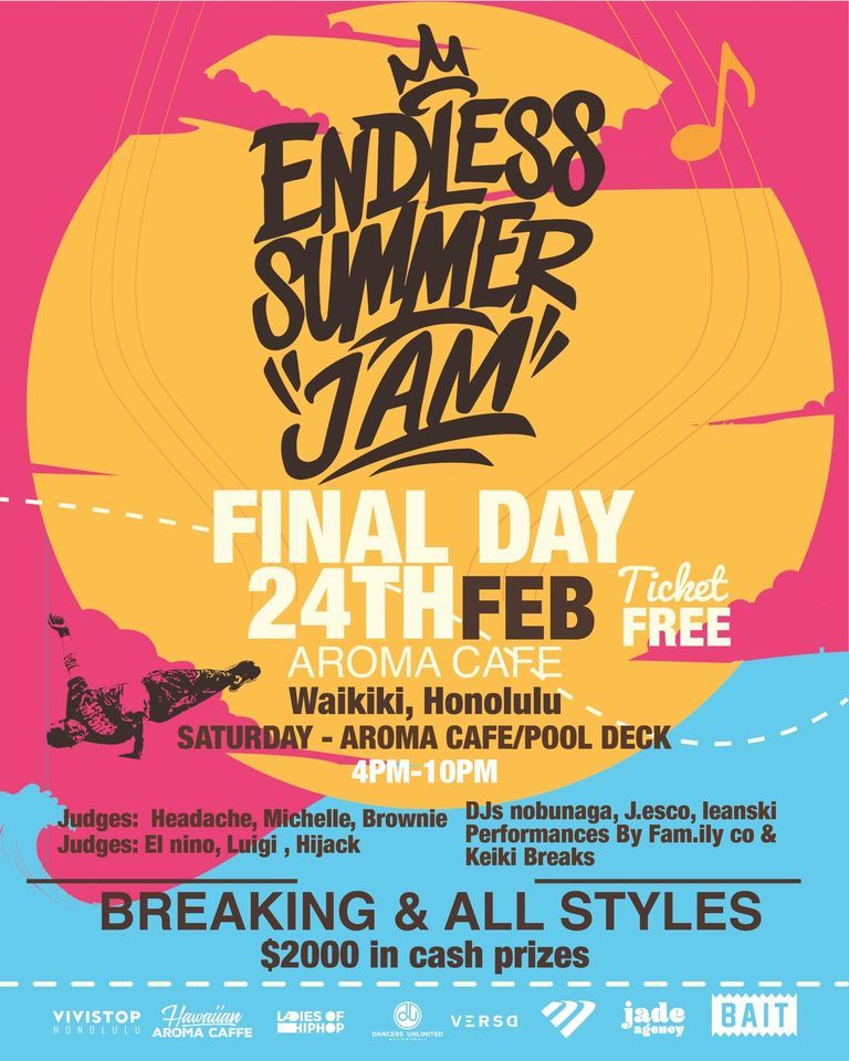 Endless Summer Jam, OUTRIGGER Waikiki Beachcomber Hotel, 24 February ...