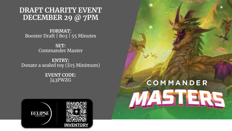 MtG Charity DRAFT Event, Eclipse Cards and Hobby, North Richland Hills ...