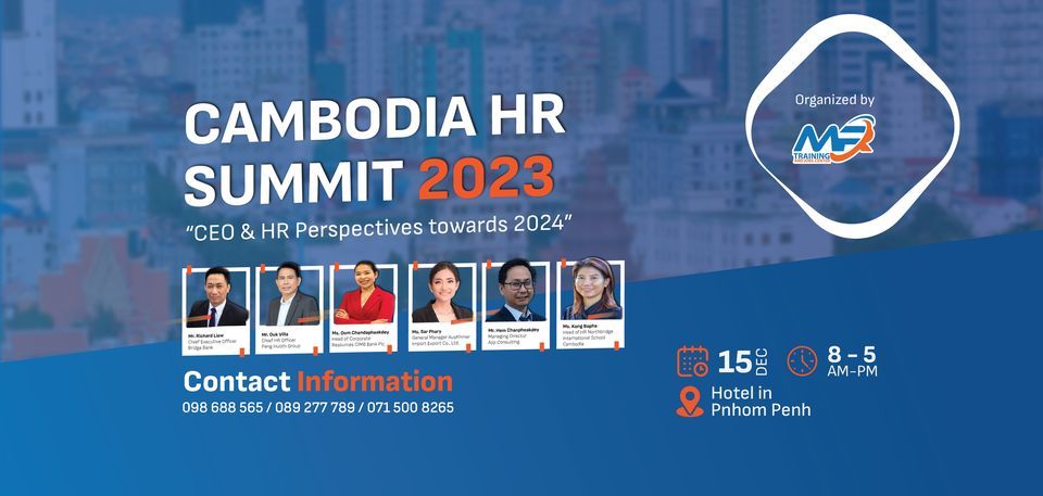 Cambodia HR Summit 2023, The Bridge Soho Commercial Center, Phnom Penh ...