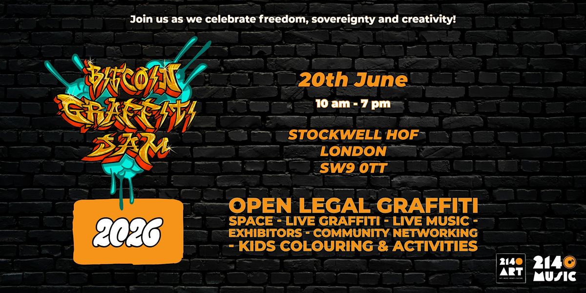 Attend Bitcoin Graffiti Jam 2026: Street Art, Music & Open Culture in ...