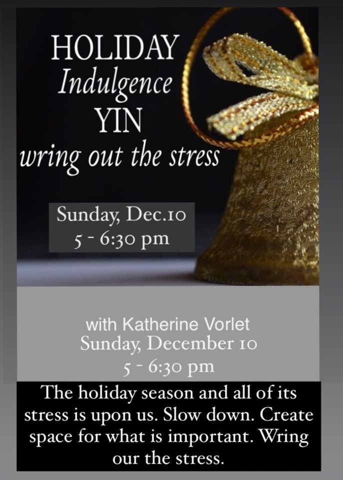 Holiday Indulgence Yin - wring out the stress , 614 Forest Street ...