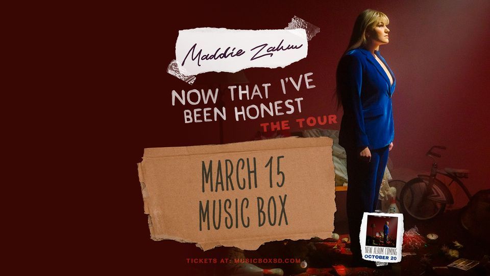 Maddie Zahm - Now That Ive Been Honest: The Tour w/ Leanna Firestone, Music Box, San Diego, 15 ...
