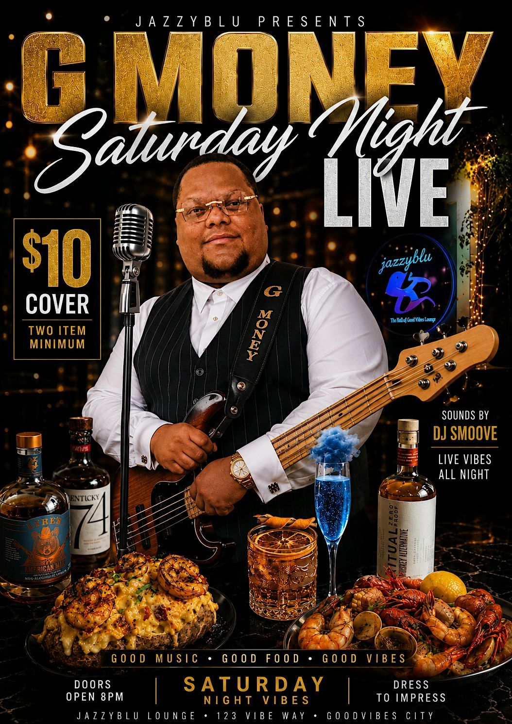 This Saturday, G Money live on Stage, JAZZYBLU SUPPER CLUB, Las Vegas ...