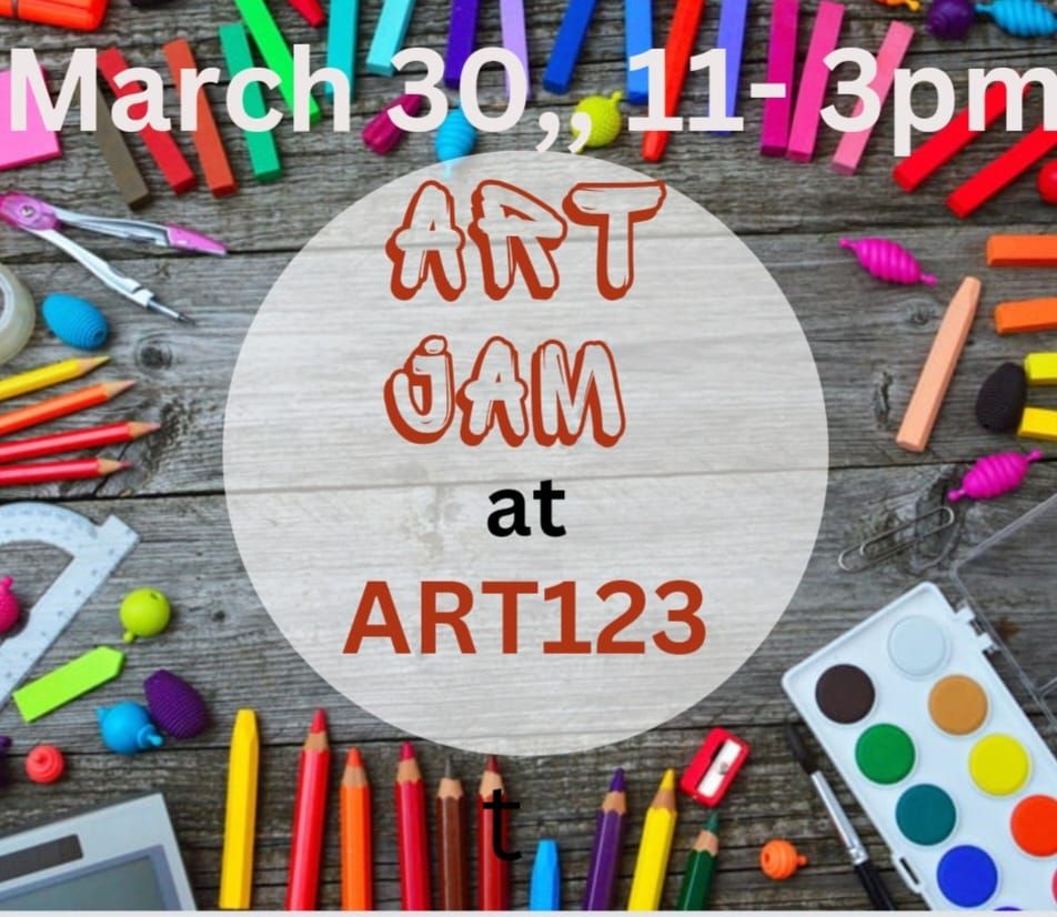 ART JAM ( Artists Collective), 123 Barnes St W, Wilson, NC, March 30 ...