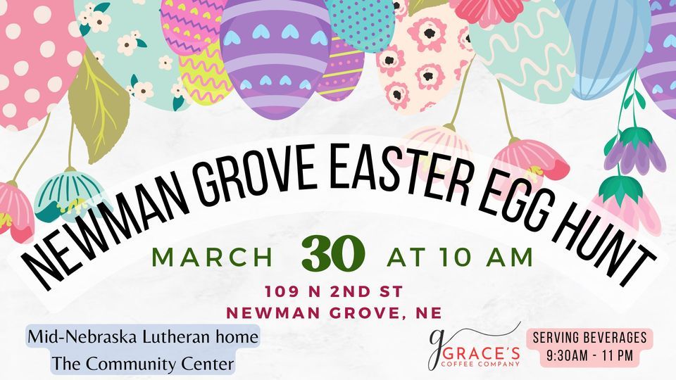 Newman Grove Easter Egg Hunt, 109 N 2nd St Newman Grove, NE, 30 March ...