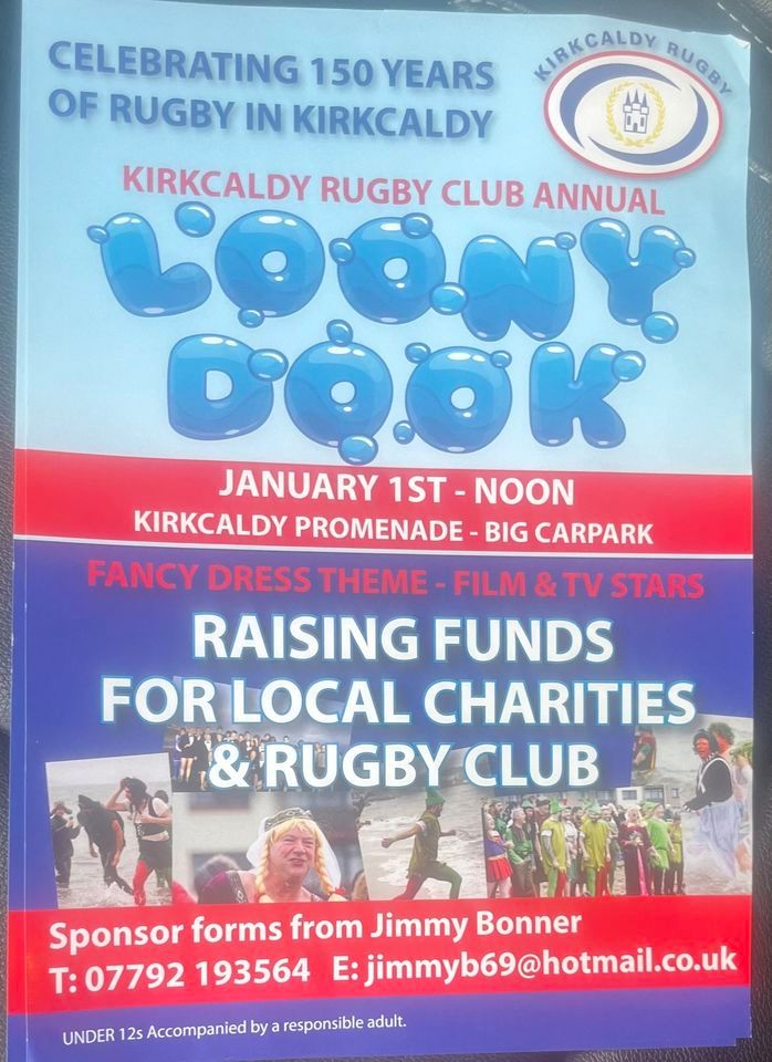 Loony Dook , The Esplanadethe Promanade Kirkcaldy, 1 January 2024 ...