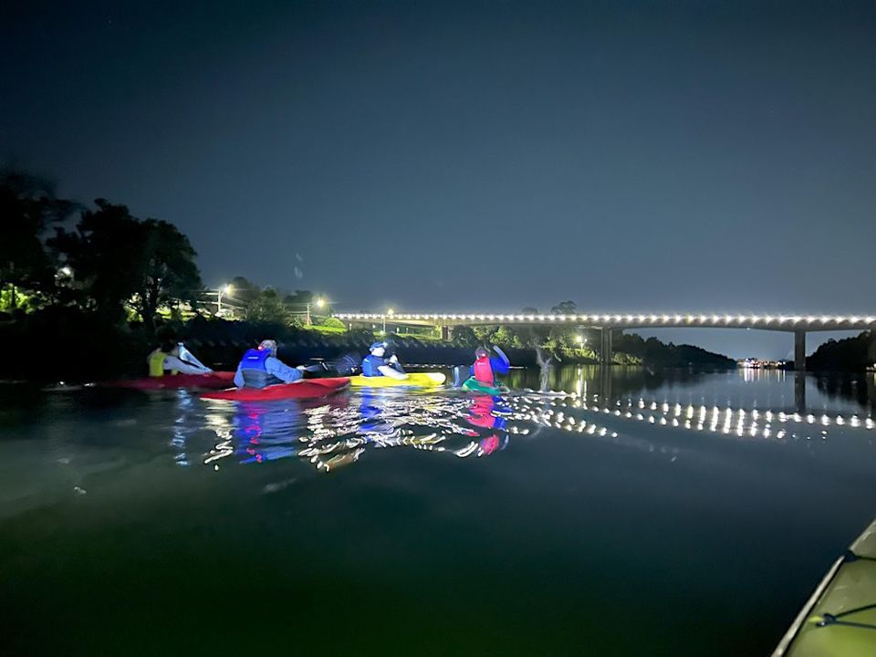 Night Paddle on the Nepean River, Tench Reserve,Jamisontown, Blacktown ...