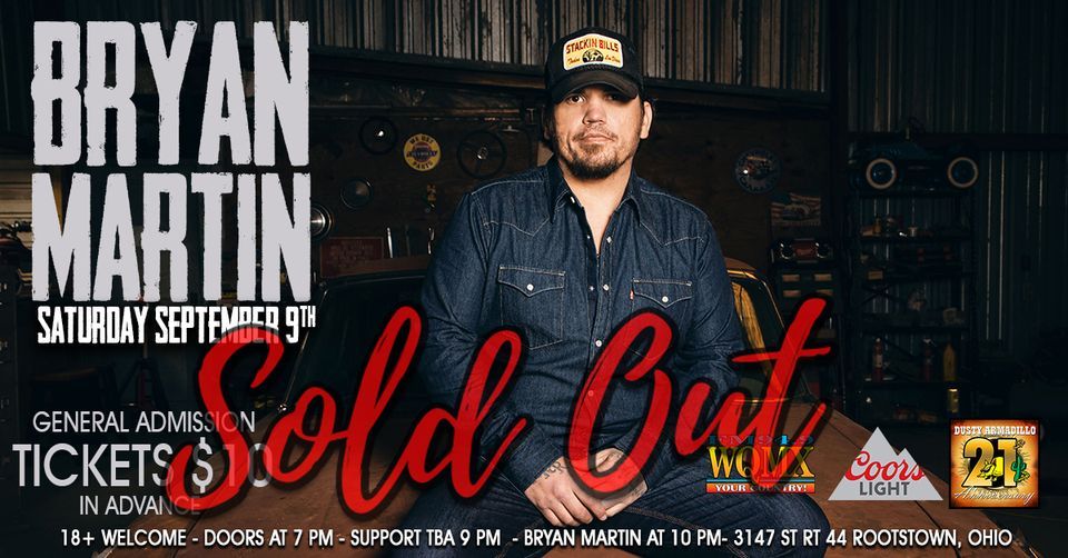 SOLD OUT-Bryan Martin w/ Max Muscato Live at the Dusty Armadillo, Dusty ...