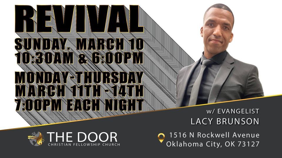 Revival with Lacy Brunson, 1516 N. Rockwell Avenue, Oklahoma City, OK ...