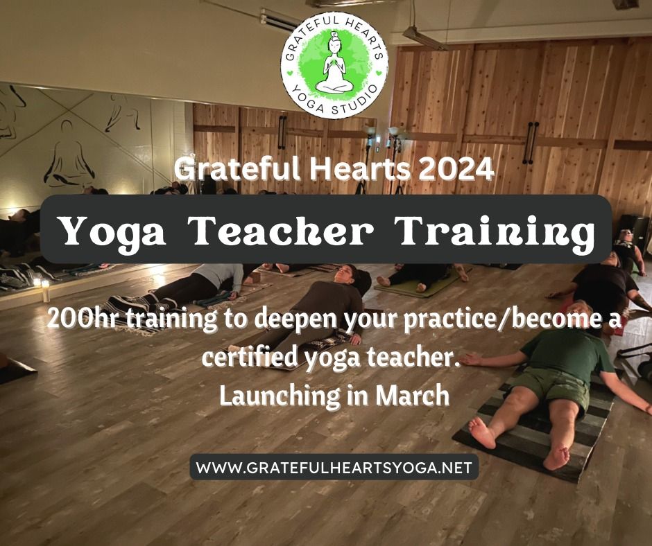 200hr Yoga Teacher Training!, Grateful Hearts Yoga, Crestview, March 9 ...