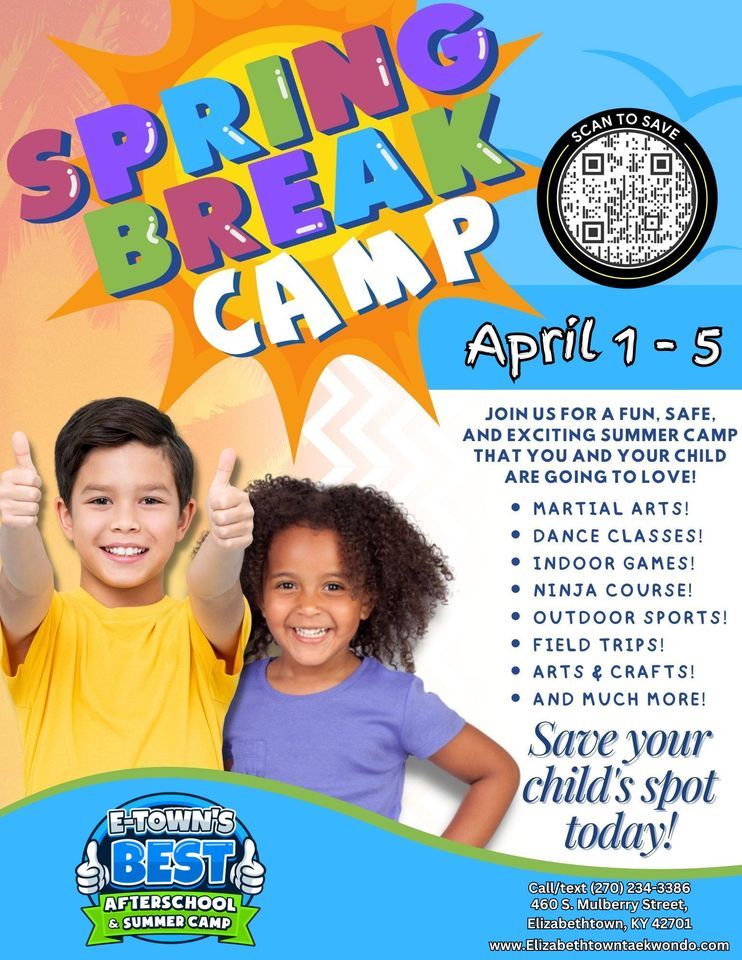 Spring Break Camp, 460 South Mulberry Street, Elizabethtown, KY, United ...