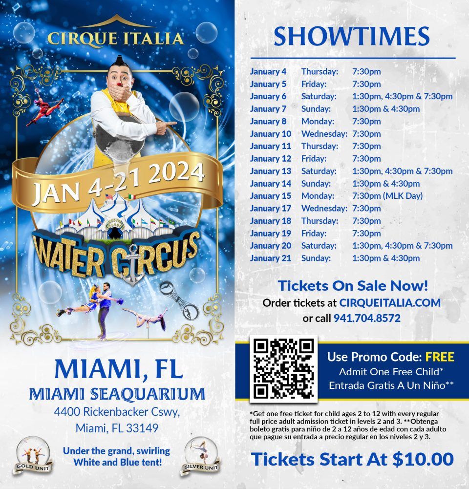 Cirque Italia: Water Circus, Fort Myers | AllEvents