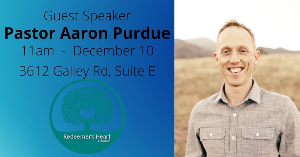 Guest Speaker - Pastor Aaron Purdue, 3612 Galley Rd, Colorado Springs ...