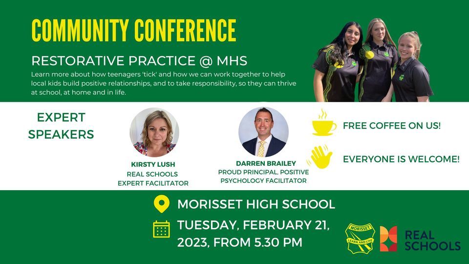 Restorative Practice Community Conference, Morisset High School, Hamlyn ...