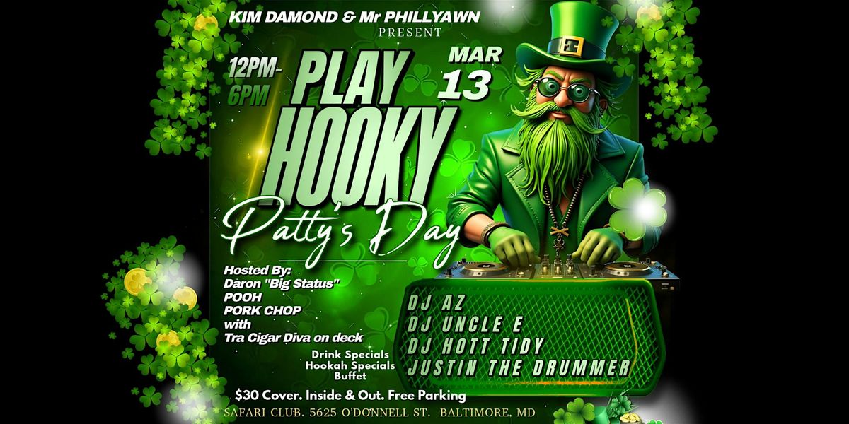 Play Hooky Pattys Day, Safari Club, Baltimore, 13 March 2026 | AllEvents