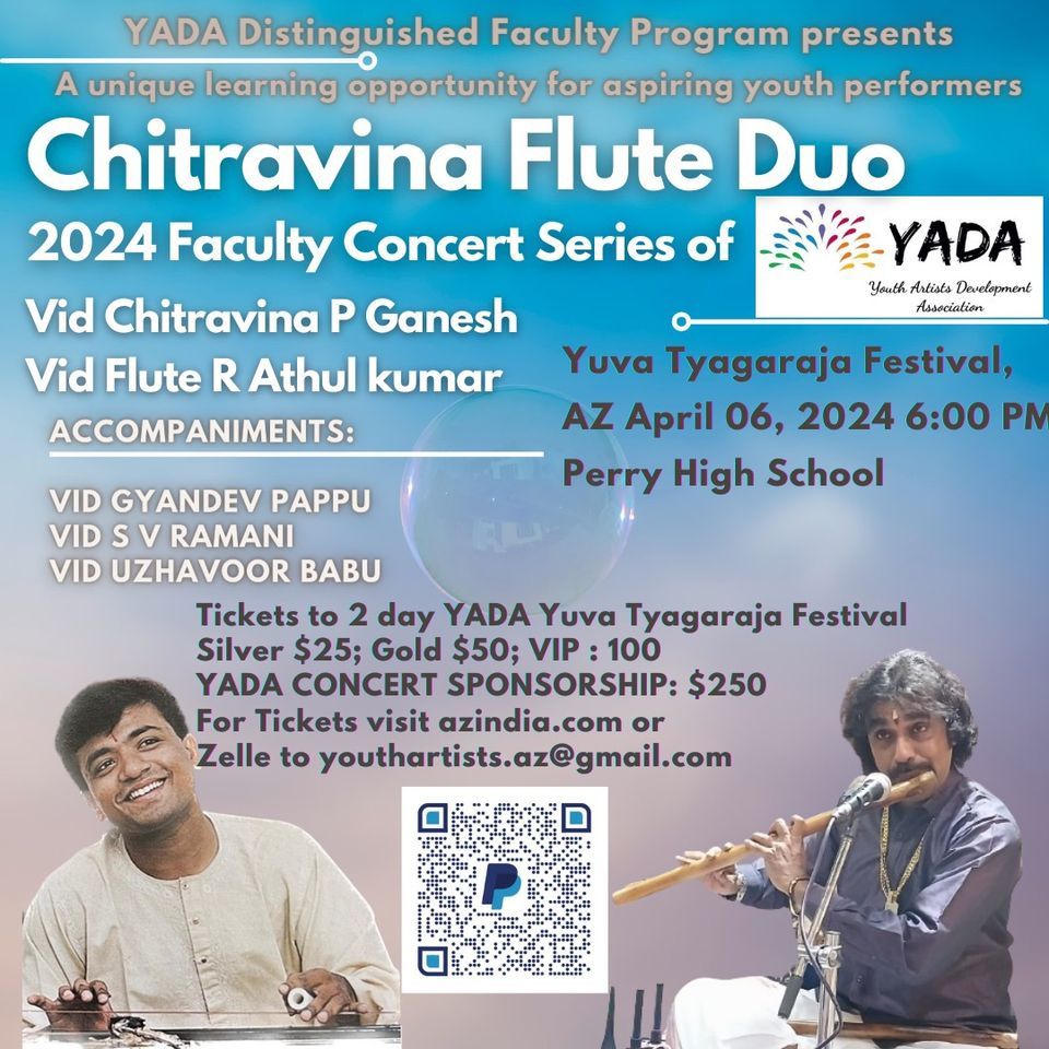 A Grand Inaugural Concert of Chitravina Flute Duo at YADA Yuva ...