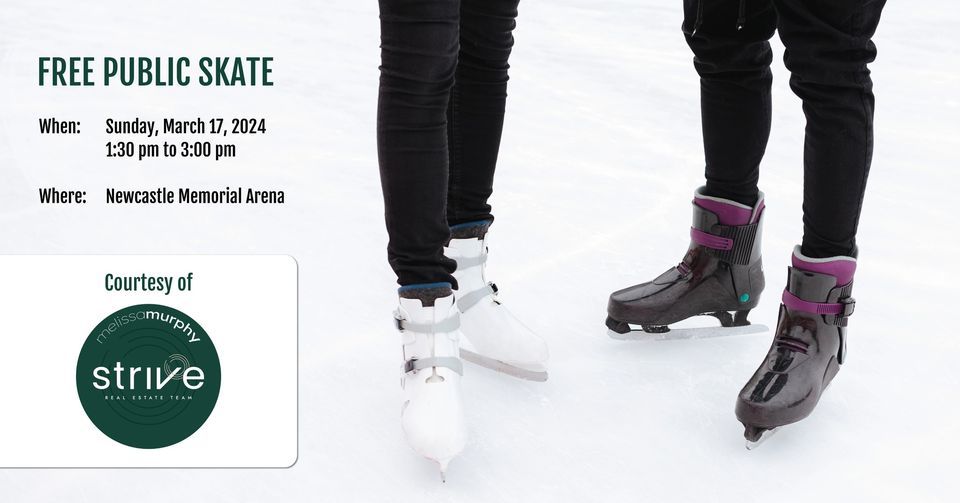 FREE Public Skating, Courtesy of Melissa Murphy, Strive Real Estate ...