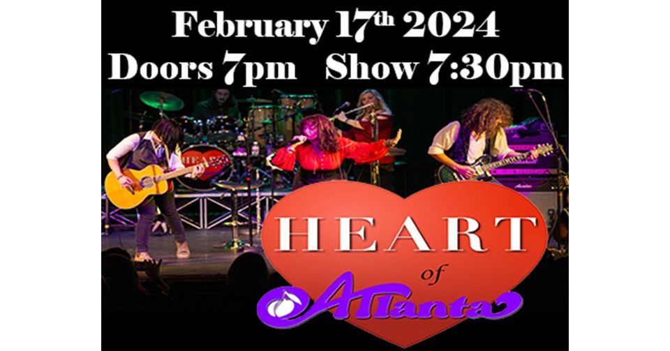 Heart Of Atlanta Heart Tribute At Peacock Theater In Hayesville Nc Peacock Performing Arts