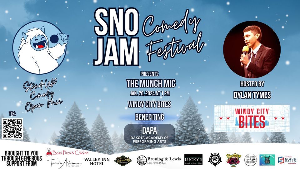 Sno Jam Comedy Festival Presents the "Munch Mic" hosted by Dylan Tymes ...