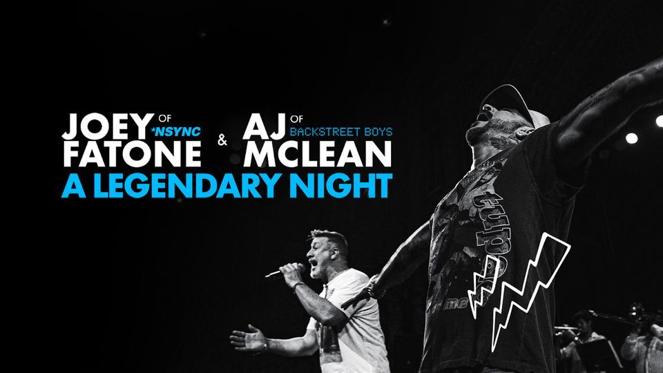 AJ Mclean & Joey Fatone: A Legendary Night Tour, Temecula C.A, March 15 ...