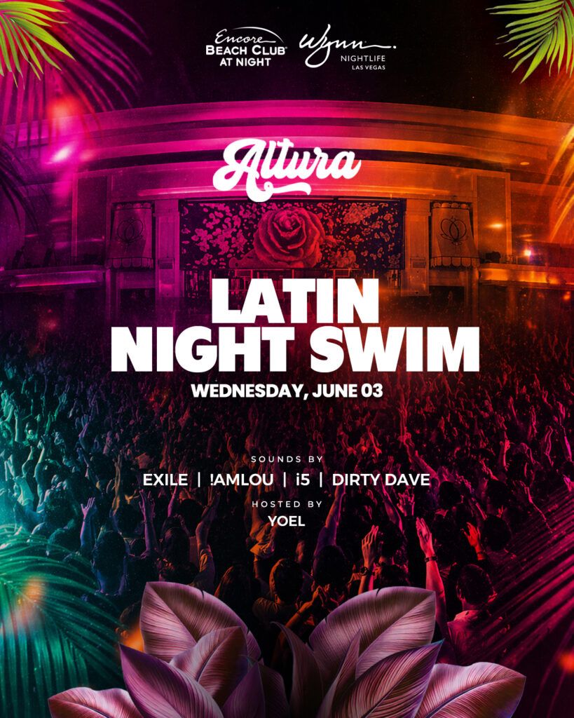 Latin Night Swim at Encore Beach Club, Encore Beach Club, Las Vegas, 3 ...