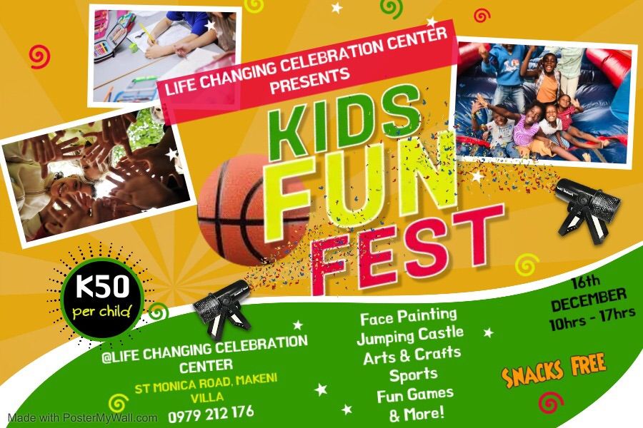 Kids Fun -Fest!!, Makeni Villa, Lusaka, 16 December 2023 | AllEvents.in