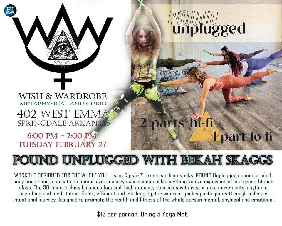 POUND UNPLUGGED with Bekah Skaggs, 402 W Emma Ave, Springdale, AR 72764 ...