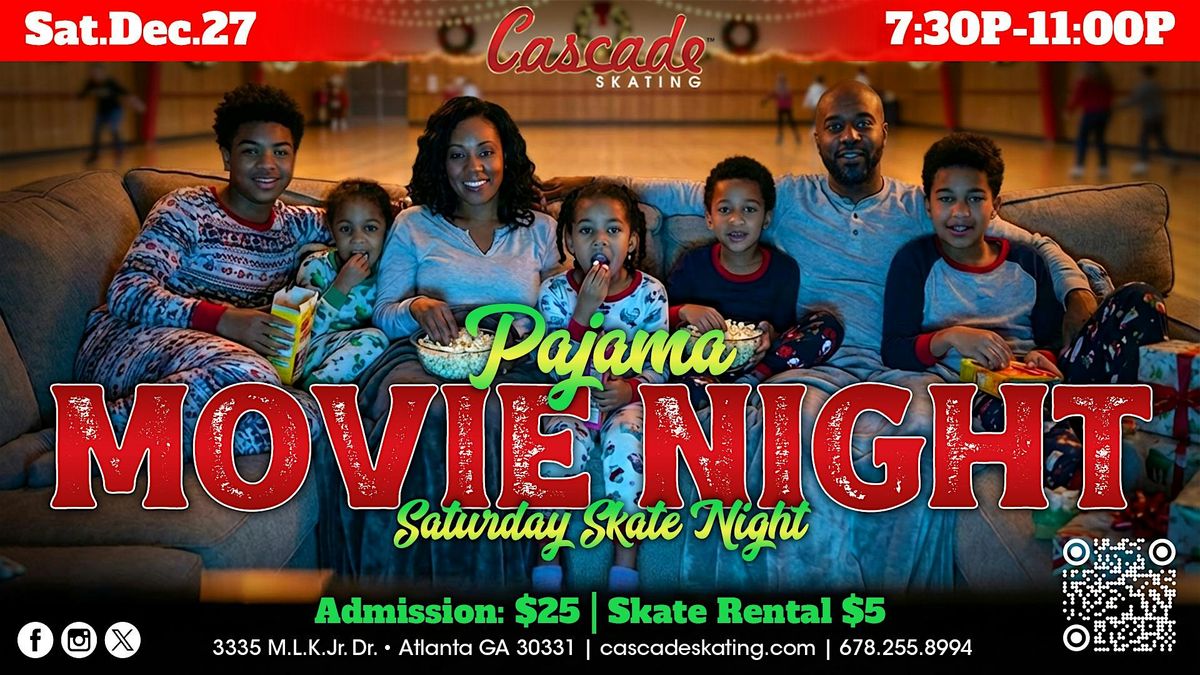 Pajama Movie Night at Cascade Skating, Cascade Skating Rink, Atlanta ...