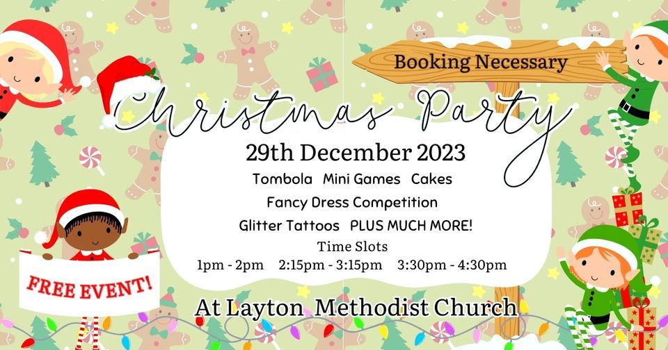Christmas Party at Layton Methodist., Layton Methodist, Blackpool, 29 ...