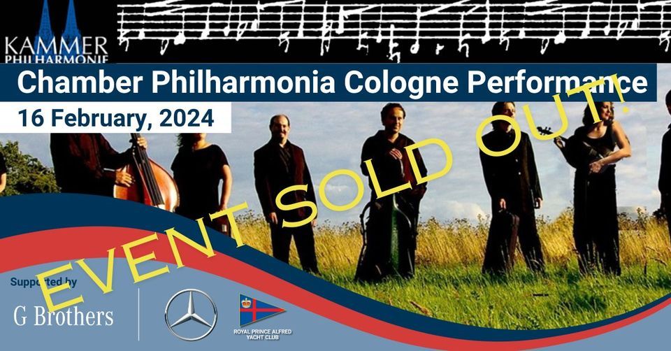 SOLD OUT! - Chamber Philharmonia Cologne Performance, The Royal Prince ...