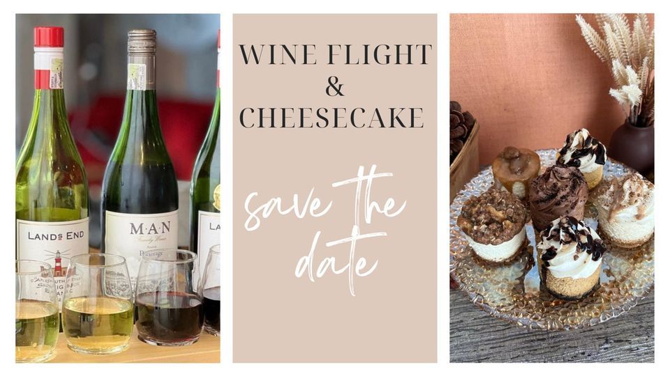 Wine Flight and Cheesecake, Round Bird Coffee Shop, Jacksonville Beach ...