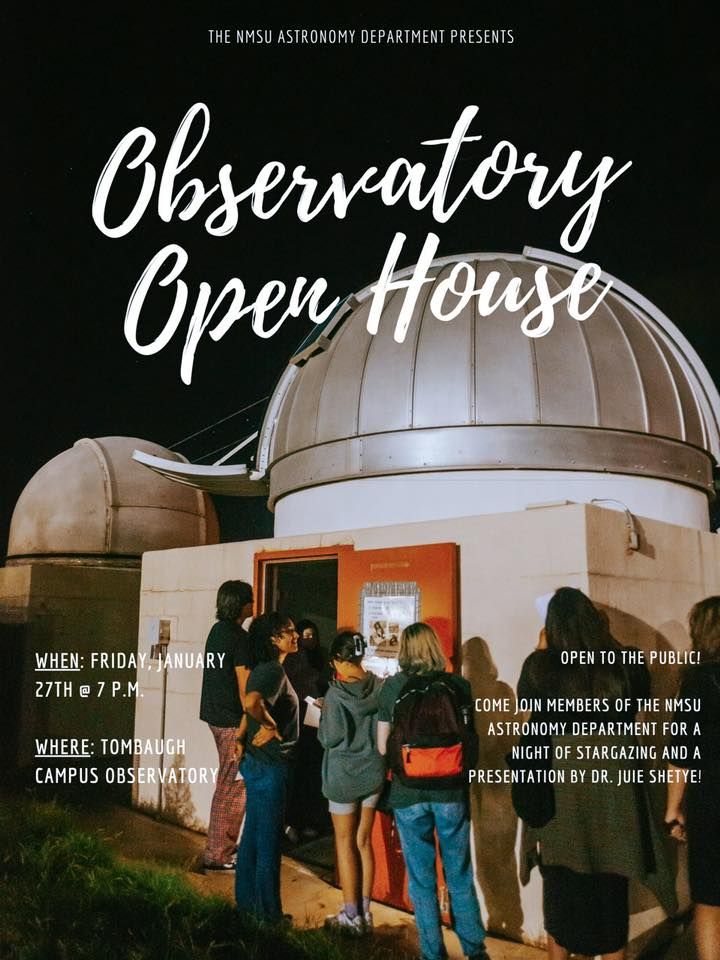 Tombaugh Campus Observatory Open House - Jan 27th @ 7pm, New Mexico ...