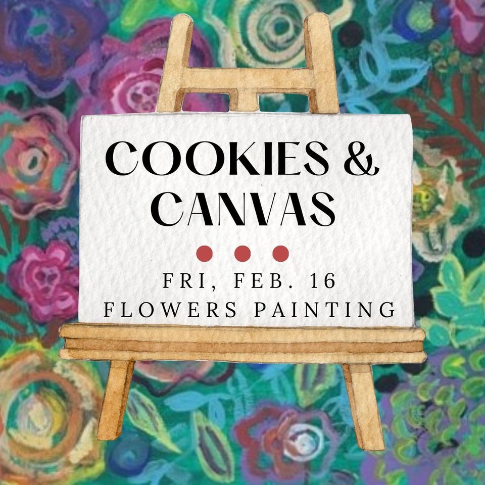 April 17 Cookies & Canvas, Leaves Painting, Pella Community Services, April 17 2024 | AllEvents.in