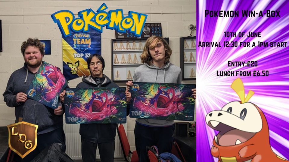 Pokemon Win a Box - June, Lazy Dragon Gaming, Blackpool, 10 June 2023 ...