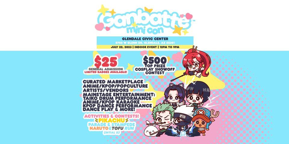 Ganbatte Mini Con(indoors), Glendale Civic Center, 22 July 2023 ...