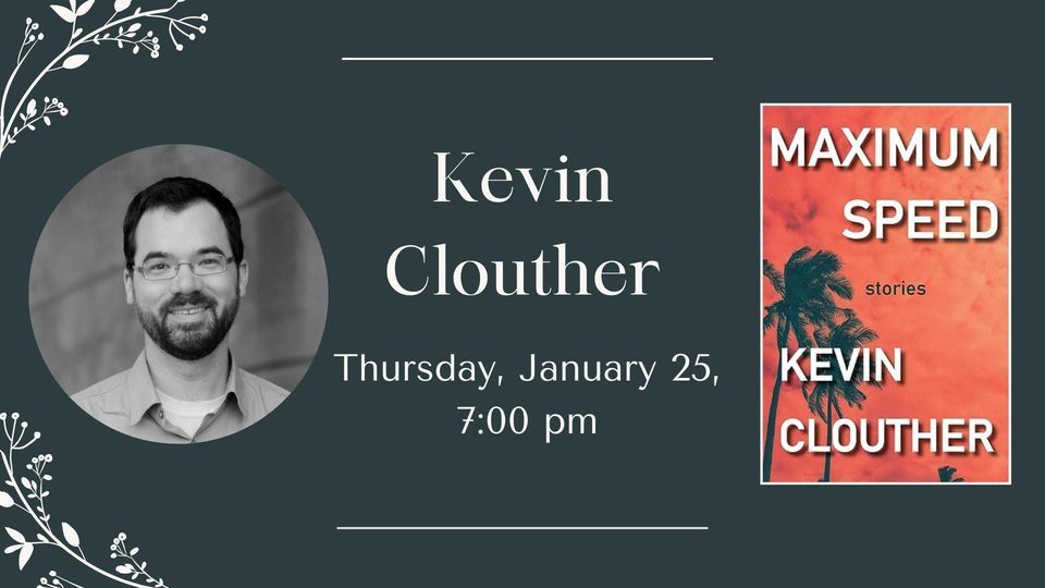 Kevin Clouther, Prairie Lights Bookstore, Iowa City, January 25 2024 ...